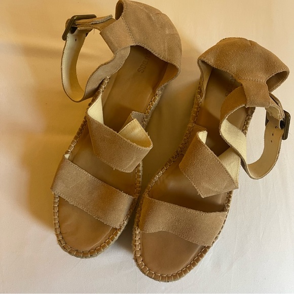 Soludos | Shoes | Soludos Womens Neutral Espadrille Wedge | Poshmark